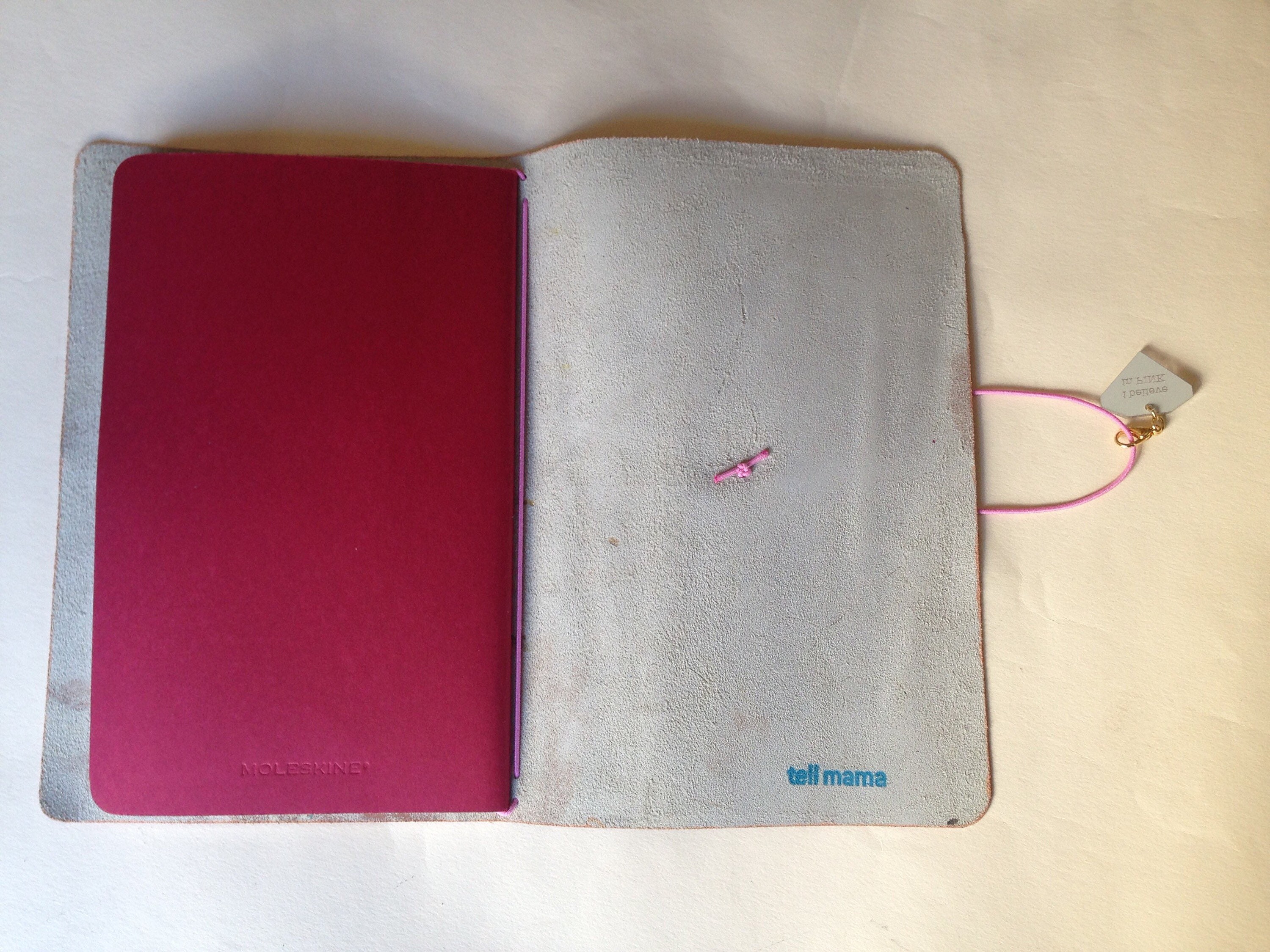 Pink Flamingo Handmade Travelers Notebook Made of Genuine Leather in ...