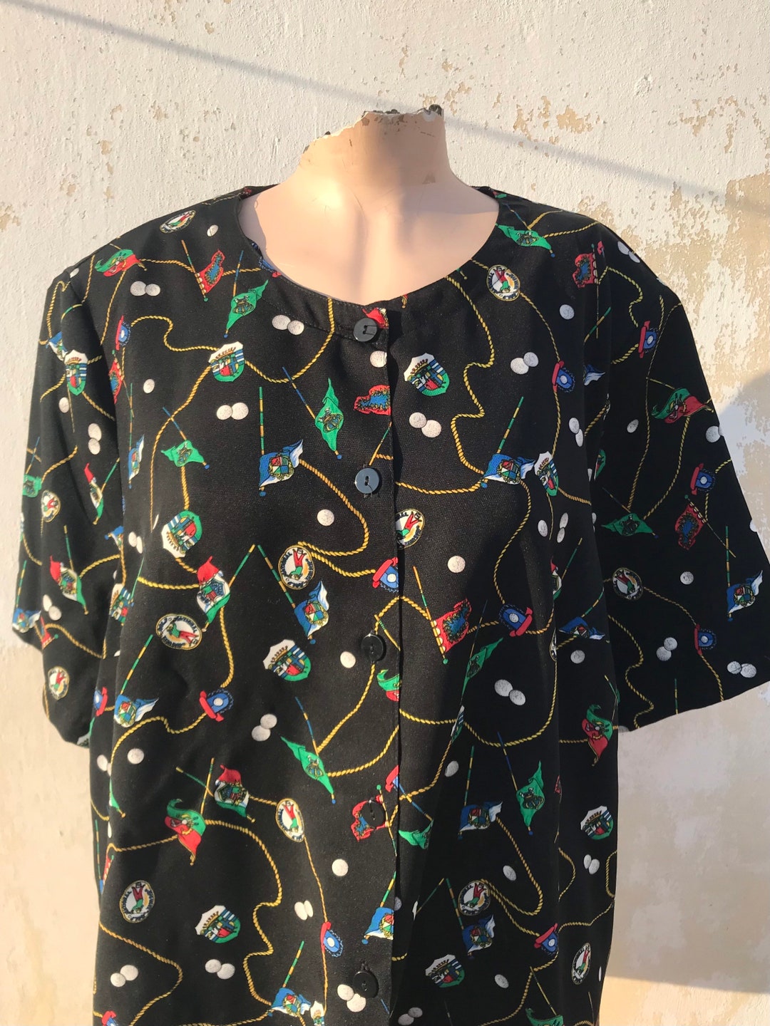 Emblems, Yellow Ropes, Flags & Golf Balls. Loose, L Sized Early 80s ...