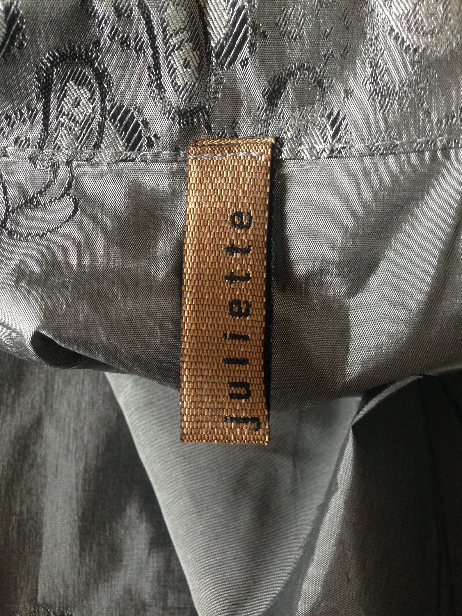 Silver Grey Metallic 80s New Romantics Women's Top With - Etsy