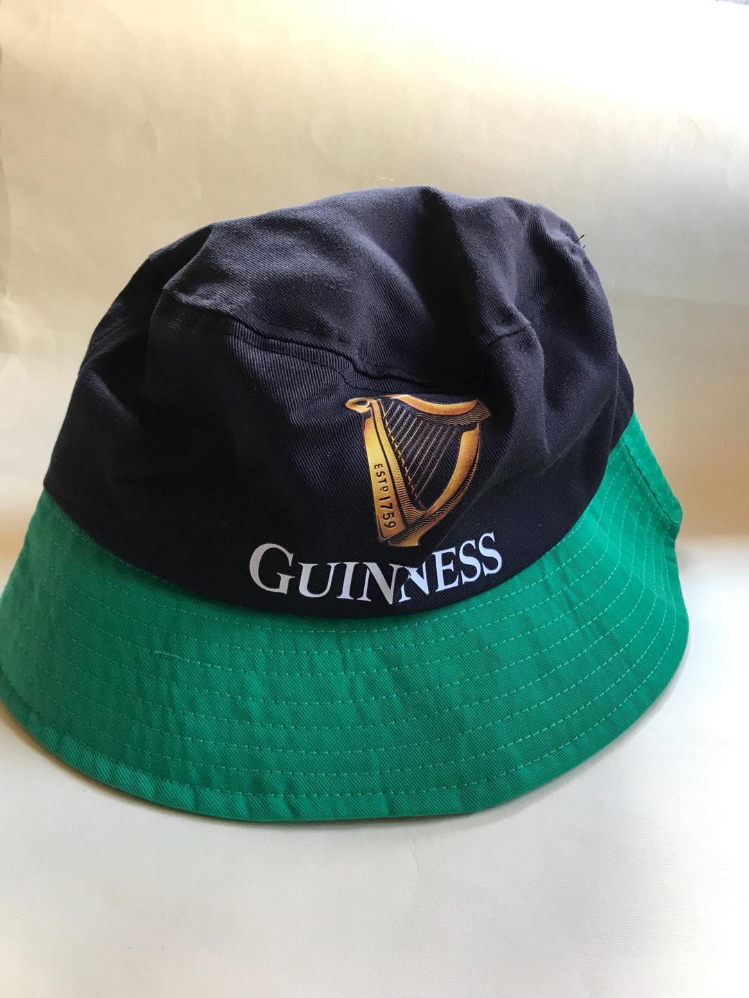 Guinness Color Block Beer Bucket Hat in Green/black Features the Beer’s ...
