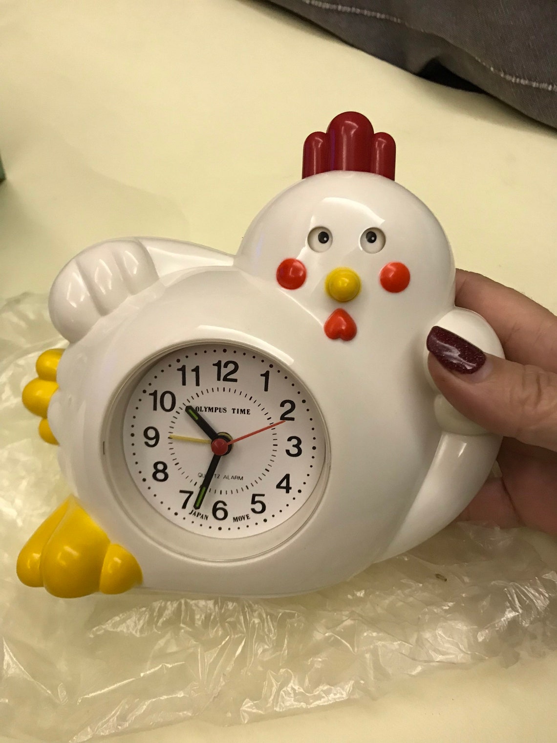 The Chicken Alarm Clock, a Rare 1980s Vintage Novelty and Fun Clock ...