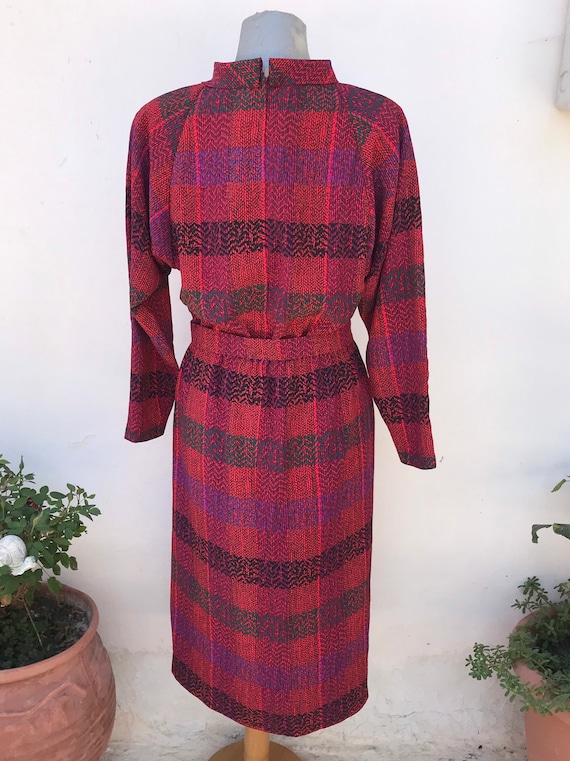 Late 70s/early 80s vintage iconic plaid dress feature… - Gem