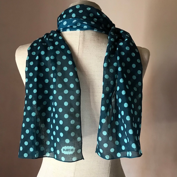 Polka Dots Scarf - Etsy