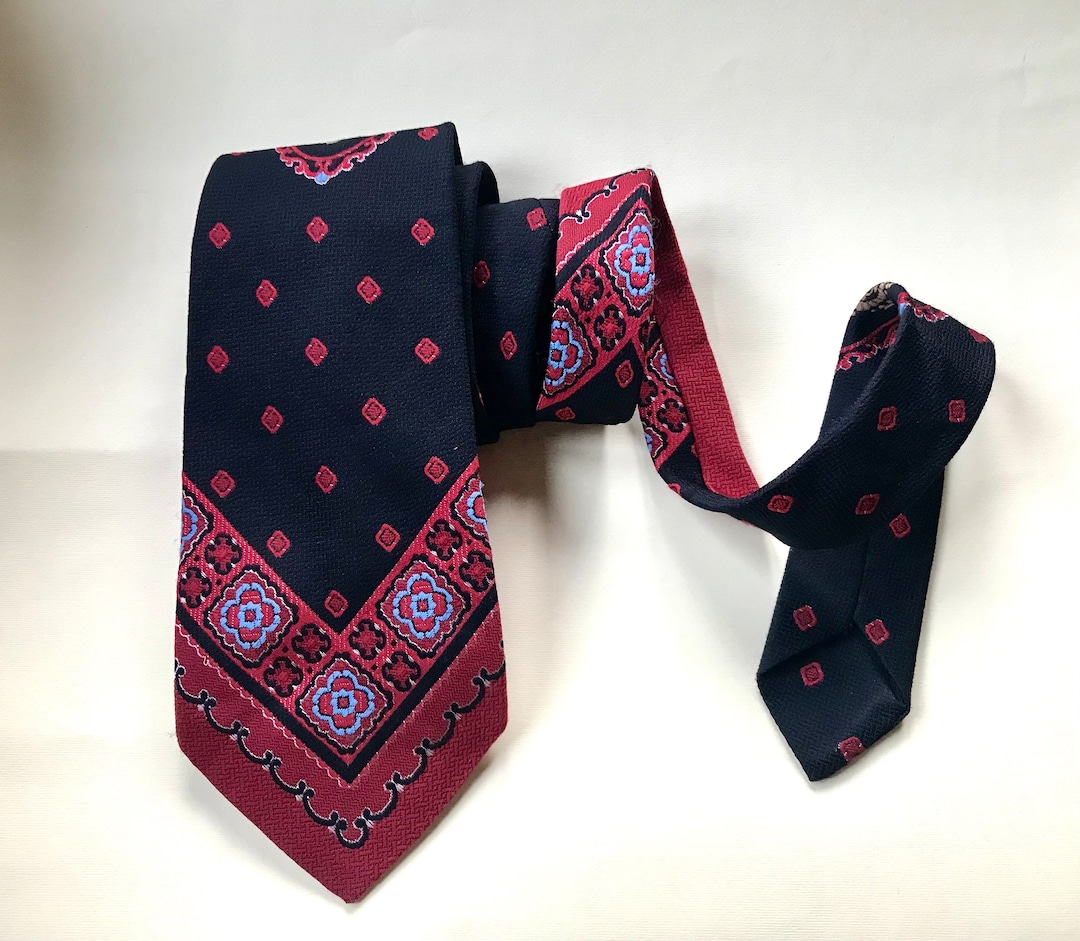 Kingsway, Trevira 70s Necktie, Made in Great Britain, Groovy, Wide ...