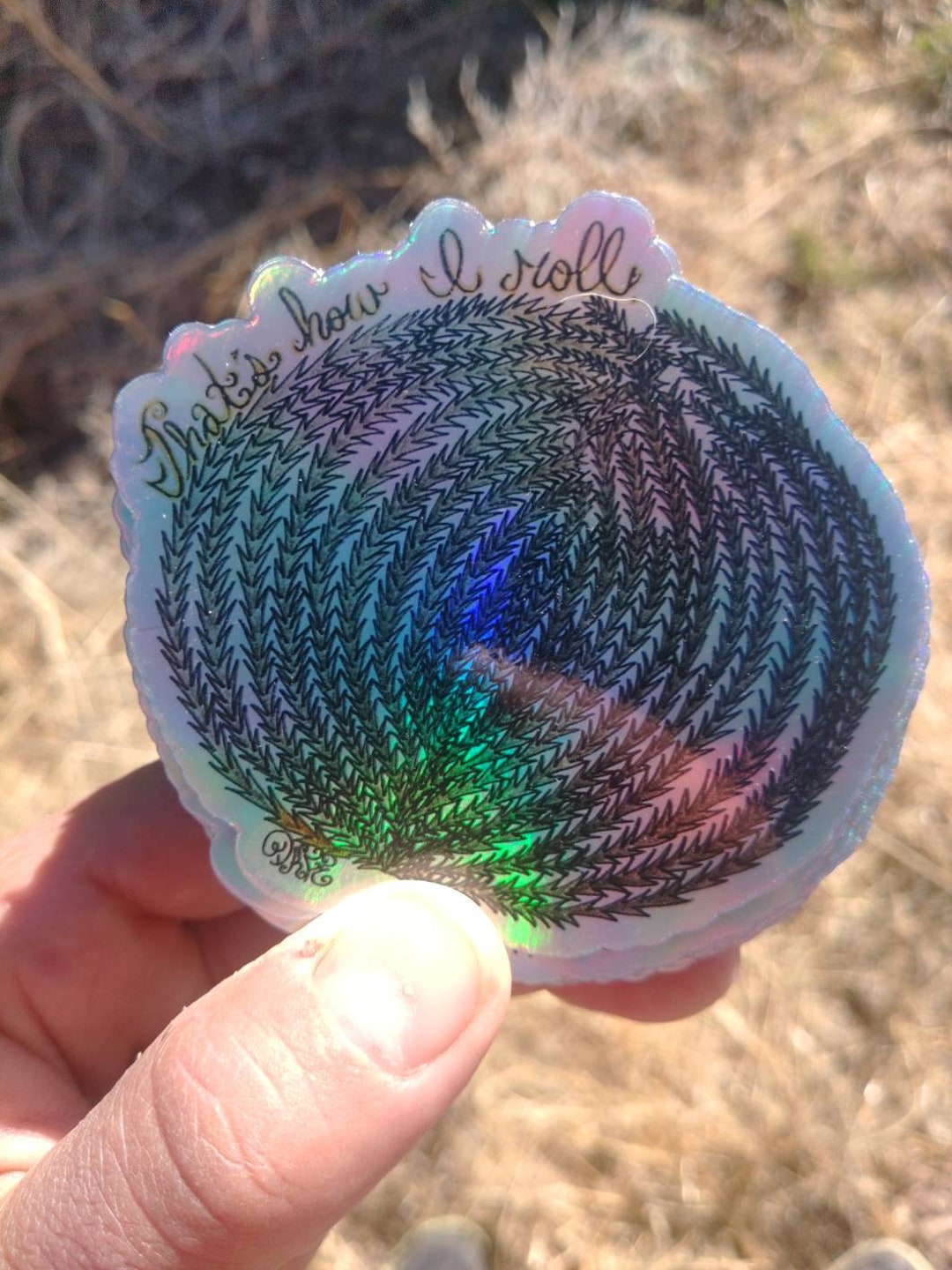 Tumbleweed Holographic Sticker - Etsy