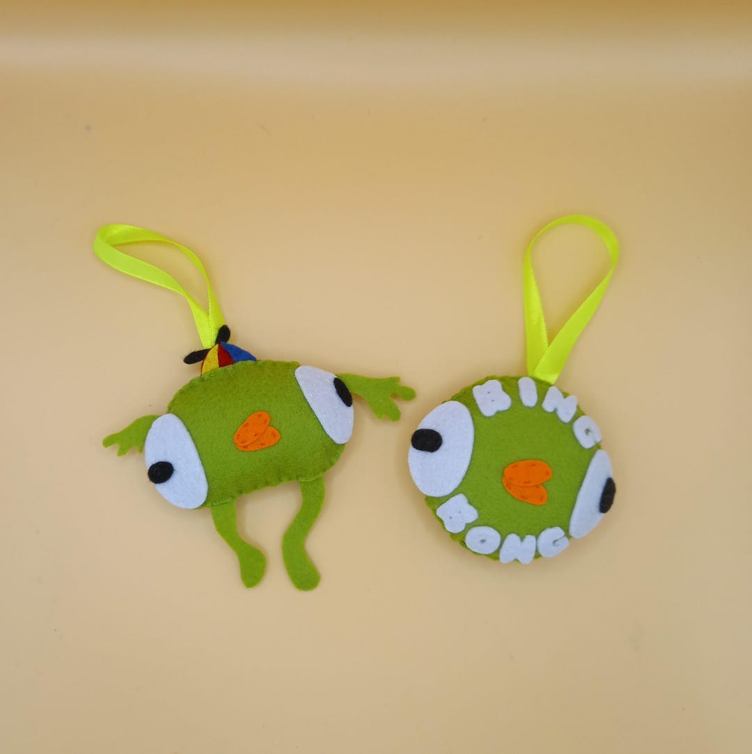 Bing Bong Felt Christmas Baubles - Etsy