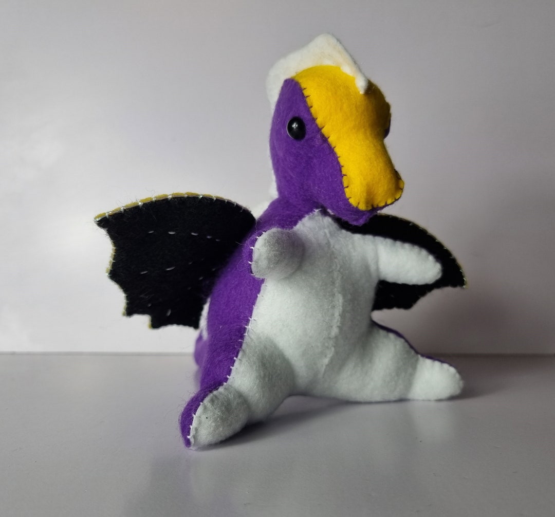 Non-binary Pride Flag Inspired Dragon - Etsy