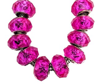 Hot Pink Beads | Etsy