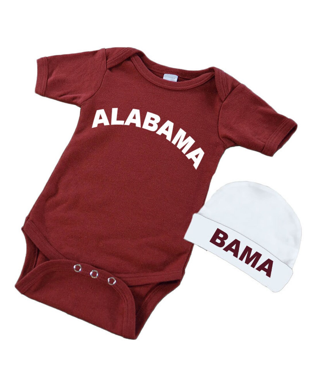 Baby Shower Gift, Newborn Gift Set, Alabama Baby Gift Set, Short Sleeve ...