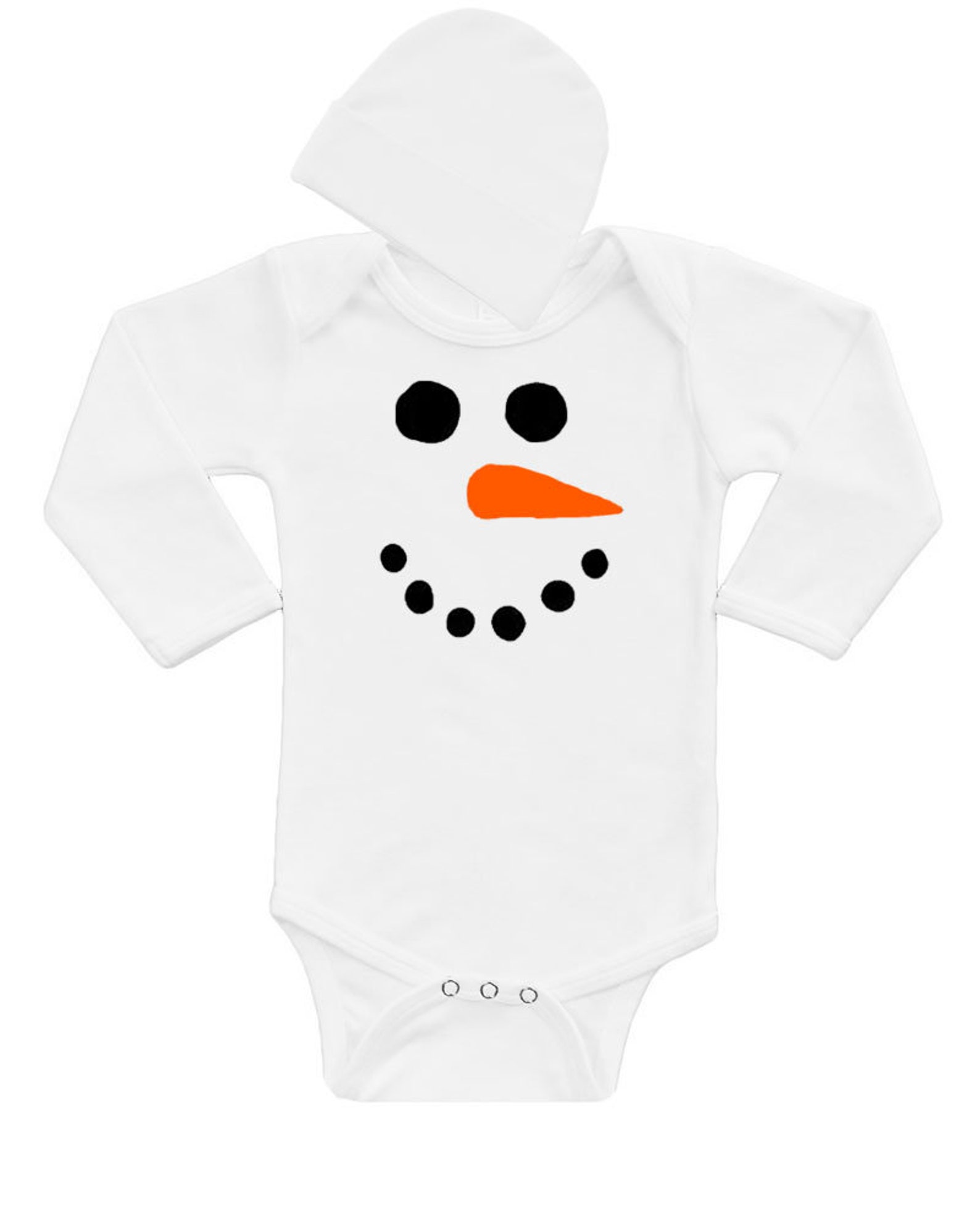 Infant Snowman Outfit, Snowman Costume, Snowman Baby Bodysuit, Fun ...
