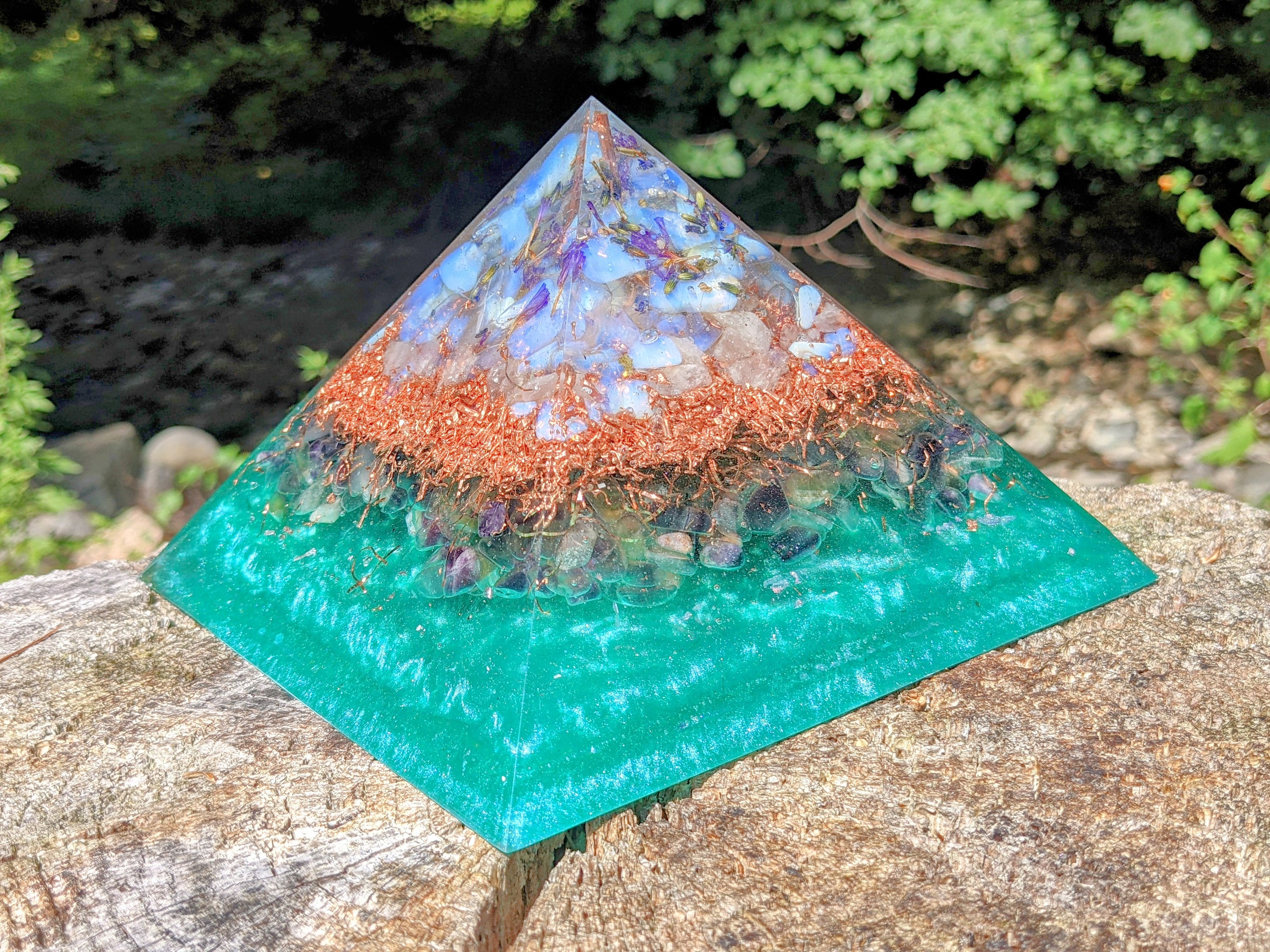 Extra Large Giza Healing Waters Orgonite Pyramid Handmade - Etsy