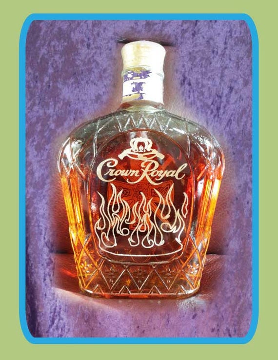 750 ml. Custom designed Crown Royal bottle | Etsy