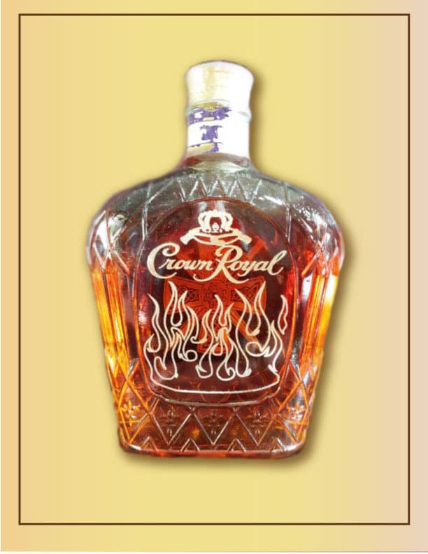 750 Ml. Custom Designed "crown Royal" Bottle - Etsy