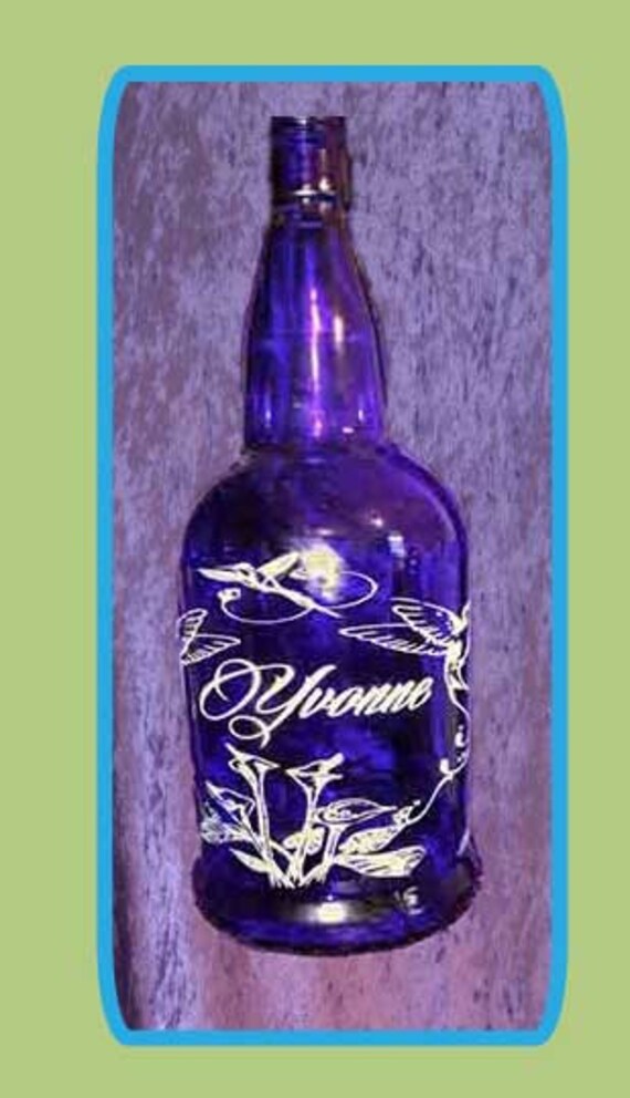 Humming bird swing top bottle | Etsy