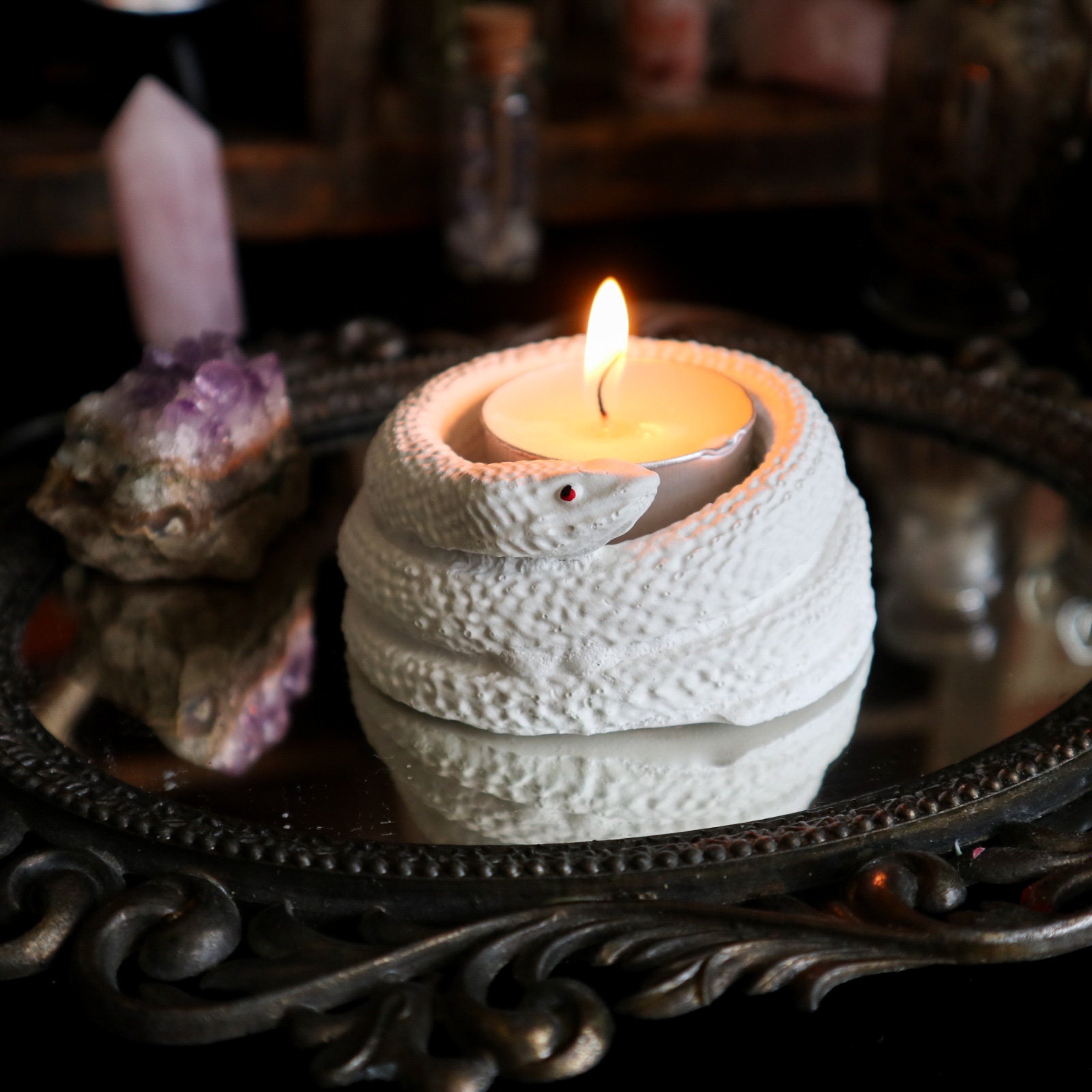 Snake Tealight Holder - Etsy