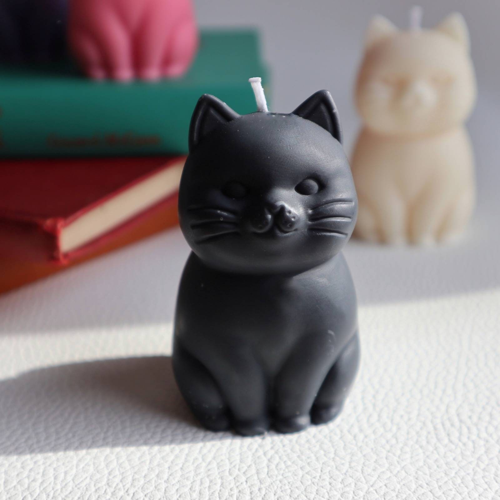 Cute Cat Candle Kitty / Soy Wax Cat Candles - Etsy Canada