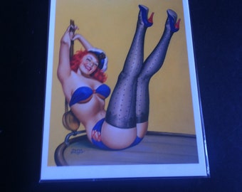 Flirt or First Mate by Peter Driben pin-up girl pin-up