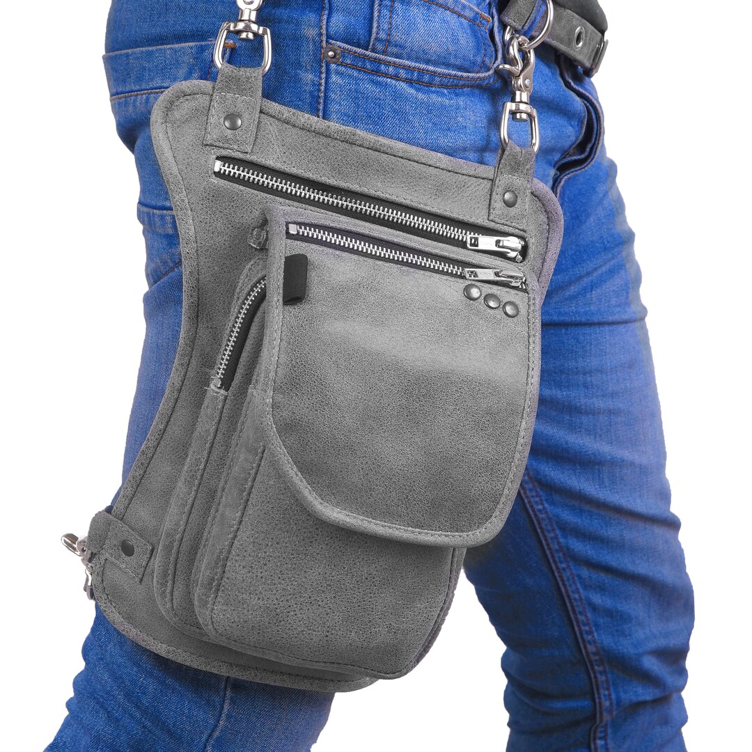 GRAY HL80199GREY Thigh Bag for Motorcycle - Etsy