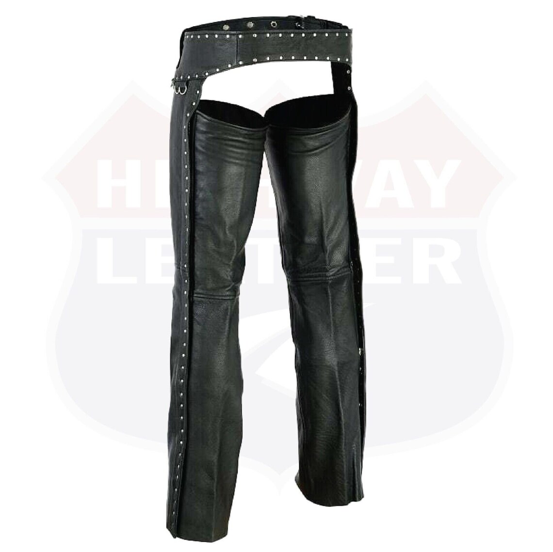 Highway Leather Low Rise Ladies Motorcycle Leather Chaps Studded Women ...
