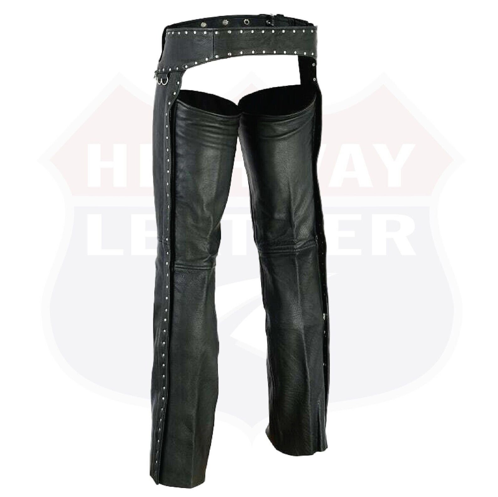 Highway Leather Low Rise Ladies Motorcycle Leather Chaps Studded Women ...