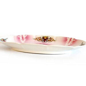 PK Unity Pink White Floral Centerpiece Plate by - Etsy