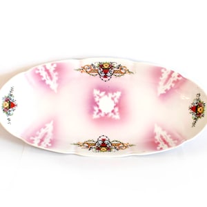 PK Unity Pink White Floral Centerpiece Plate by - Etsy