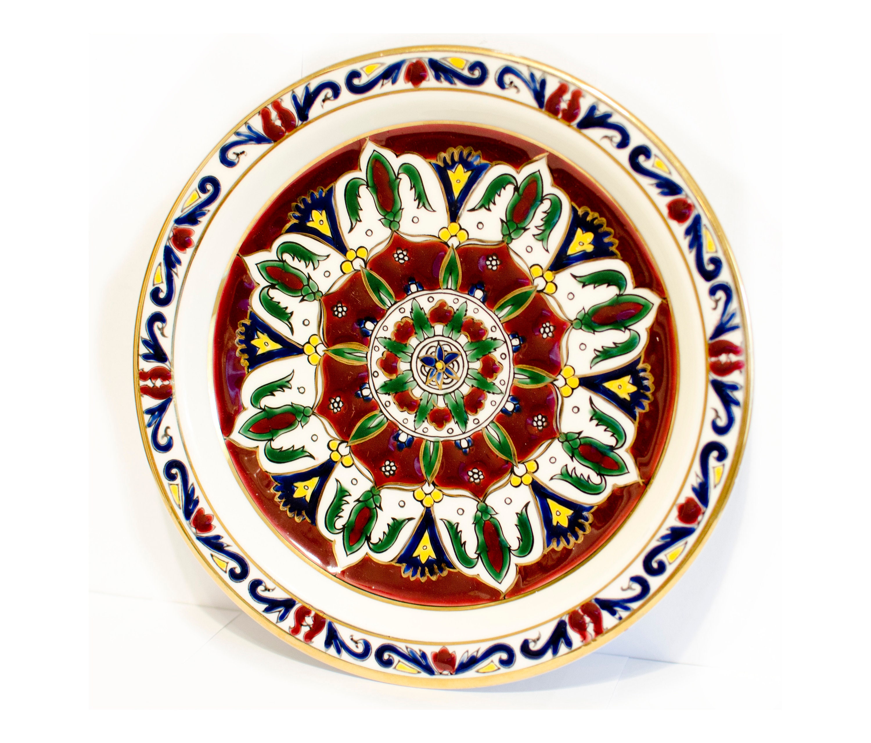 Ceramica Olympia Plate, Grecian Plate, Decorative Plate, Wall Plate by ...