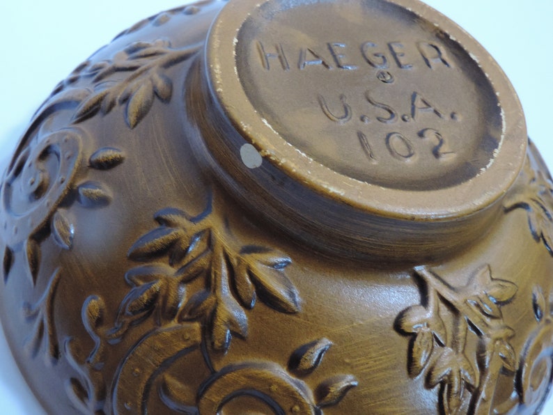 Vintage Haeger 102 Scrollwork Bowl by Bigmuddyvintageshop B - Etsy