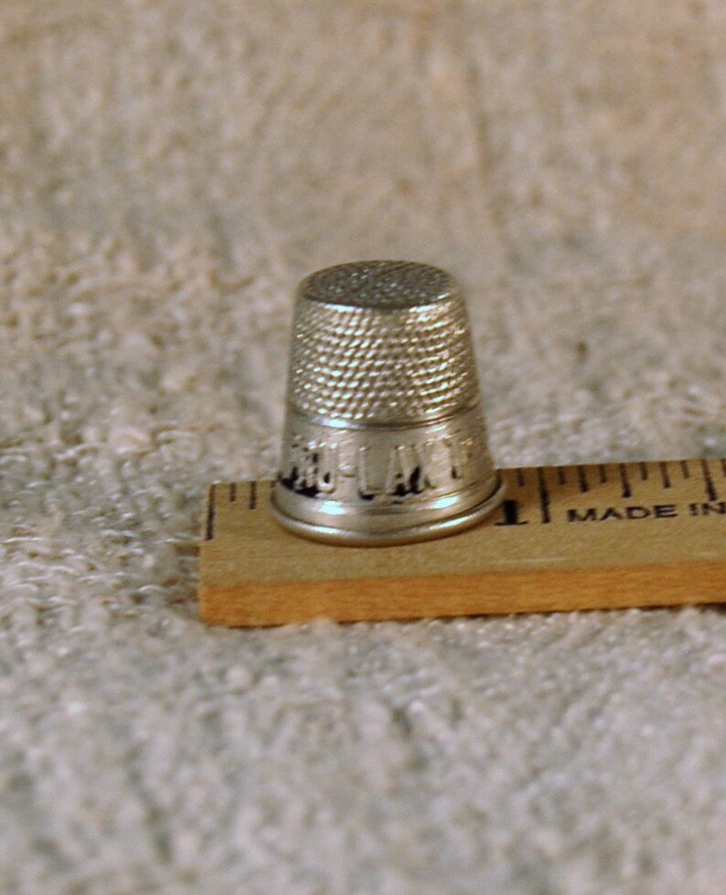 Vintage Advertising Thimble - Etsy