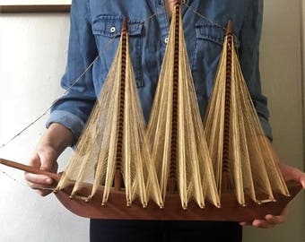 Sailboat string art | Etsy