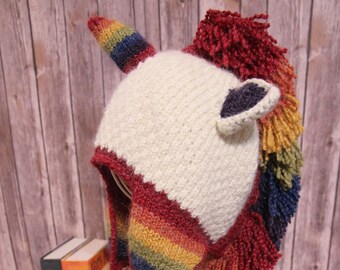 Unicorn Winter Hat - Etsy