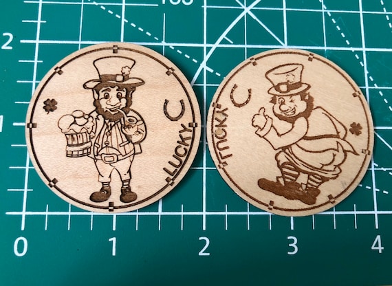 Leprechaun Lucky Coin - Etsy