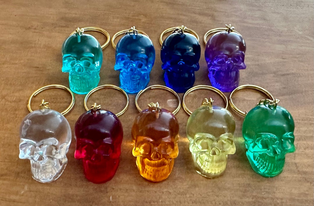 Skull Key Rings - Etsy