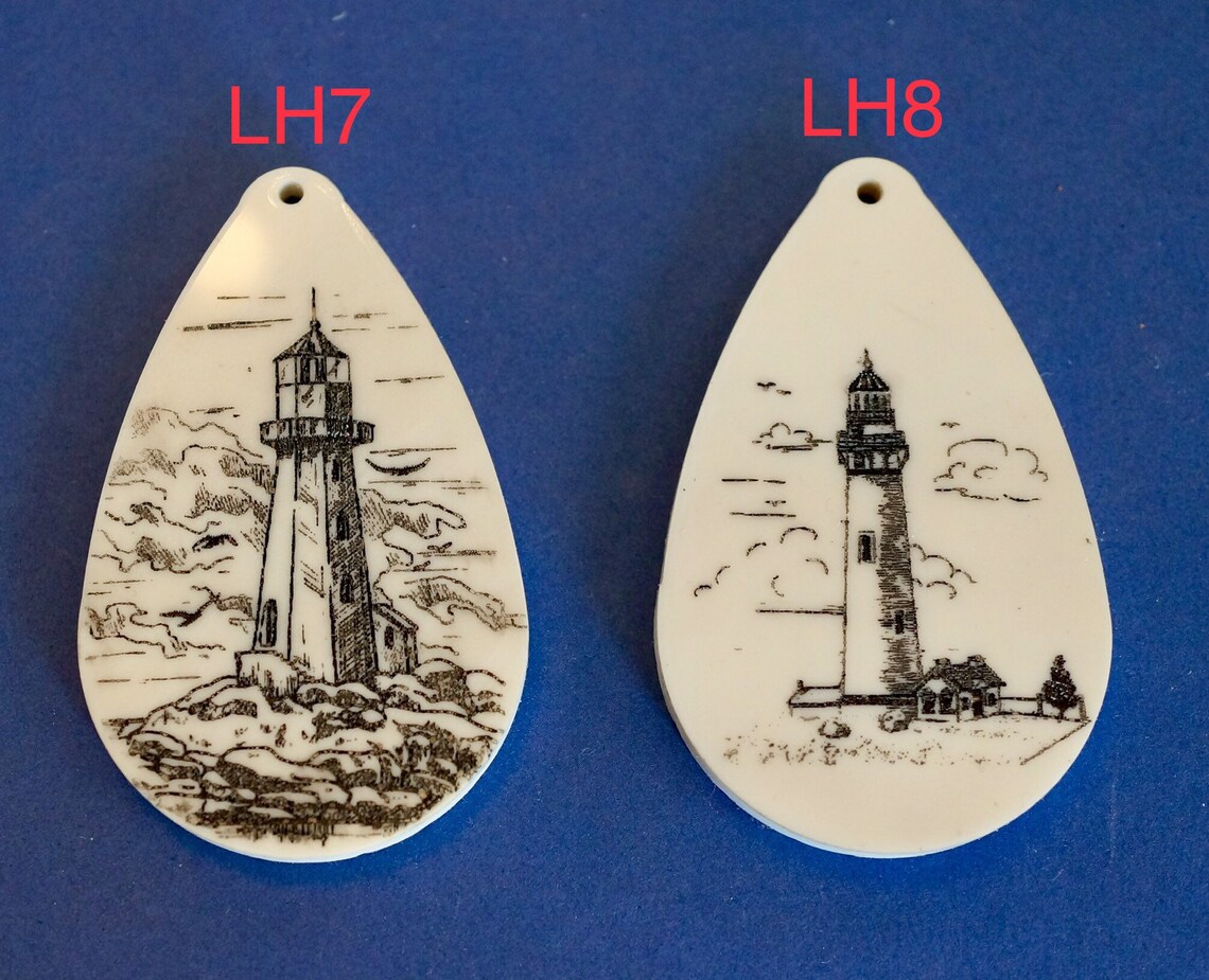 Lighthouse Pendants - Etsy