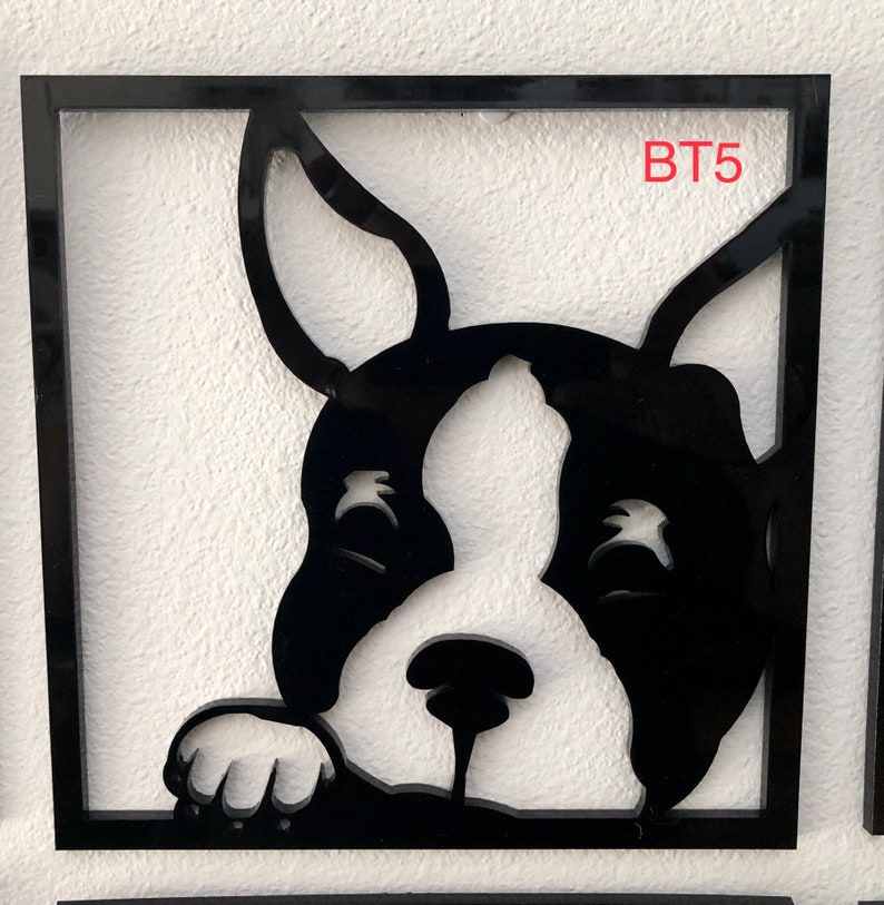 Boston Terrier Wall Art | Etsy