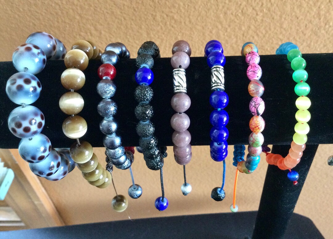 Adjustable Beaded Bracelets - Etsy