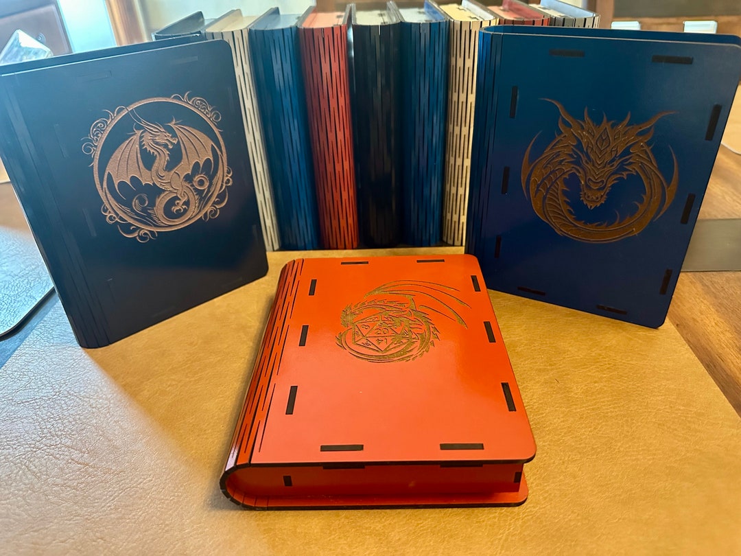 Dungeons and Dragons RPG Character Travel Book Box With Hit Counter - Etsy
