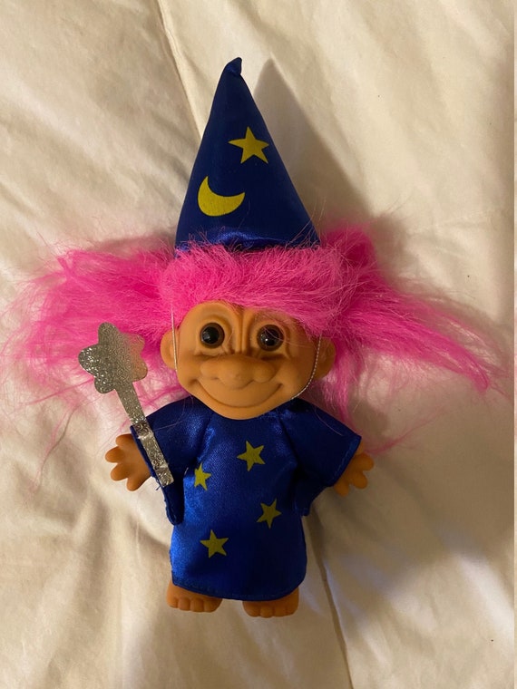 Russ Wizard Sorcerer Magic Wand Troll With Hat - Etsy