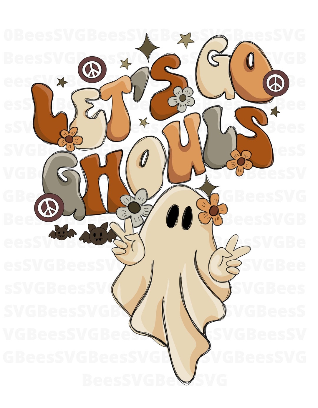 Lets Go Girls Lets Go Ghouls Let’s Ghoul Girls Ghost Funny Fall Autumn ...