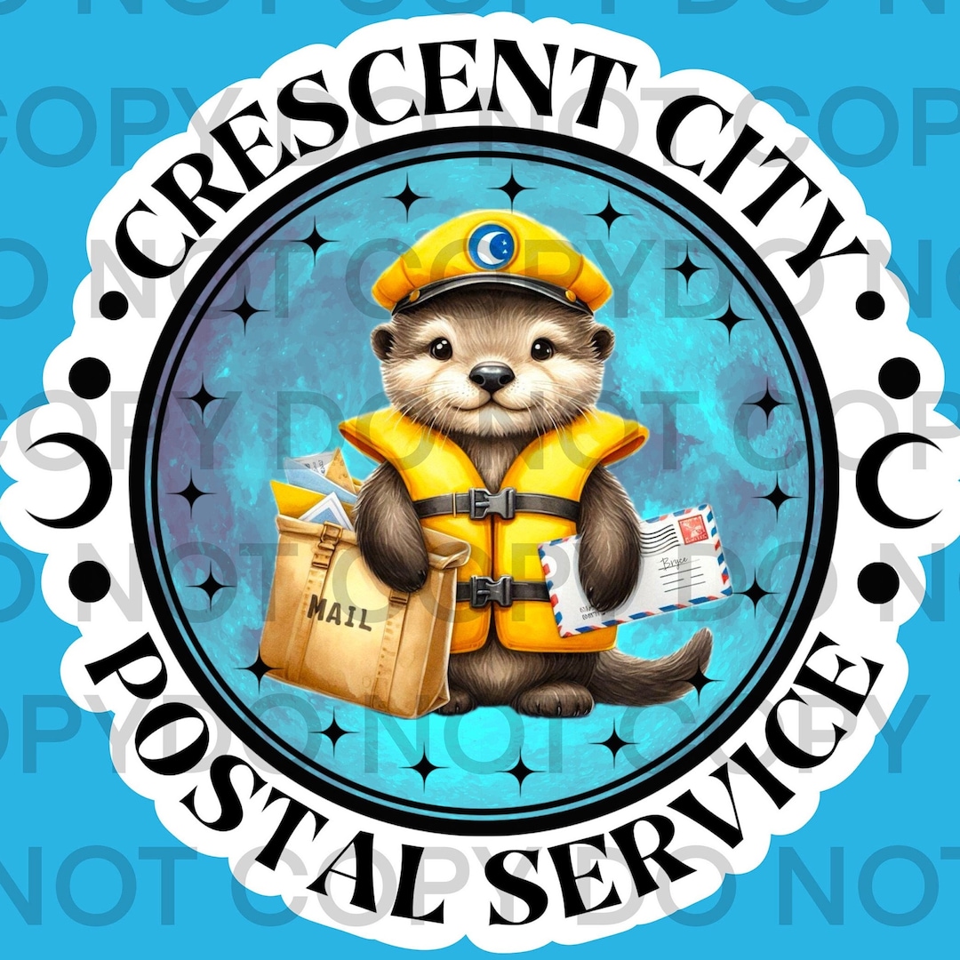 Crescent City Lunathion Otter Postal Service Booktok Fantasy Sarah J ...