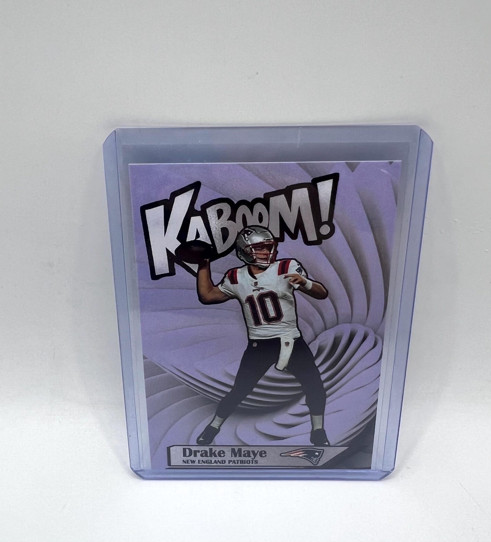 Drake Maye Custom Art Card Kaboom (not Licensed) Drake Maye - Etsy