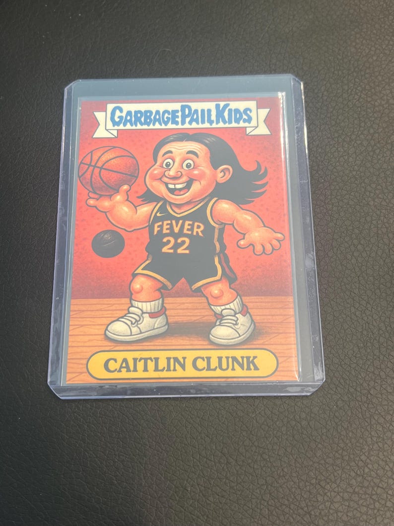 Garbage Pail Kids Caitlin Clunk Custom Made Card Caitlin Clark - Etsy
