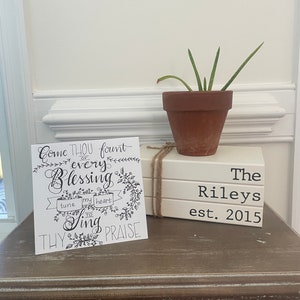 Hand Lettered Hymn - Calligraphy Art - Religious - Greeting Card ...