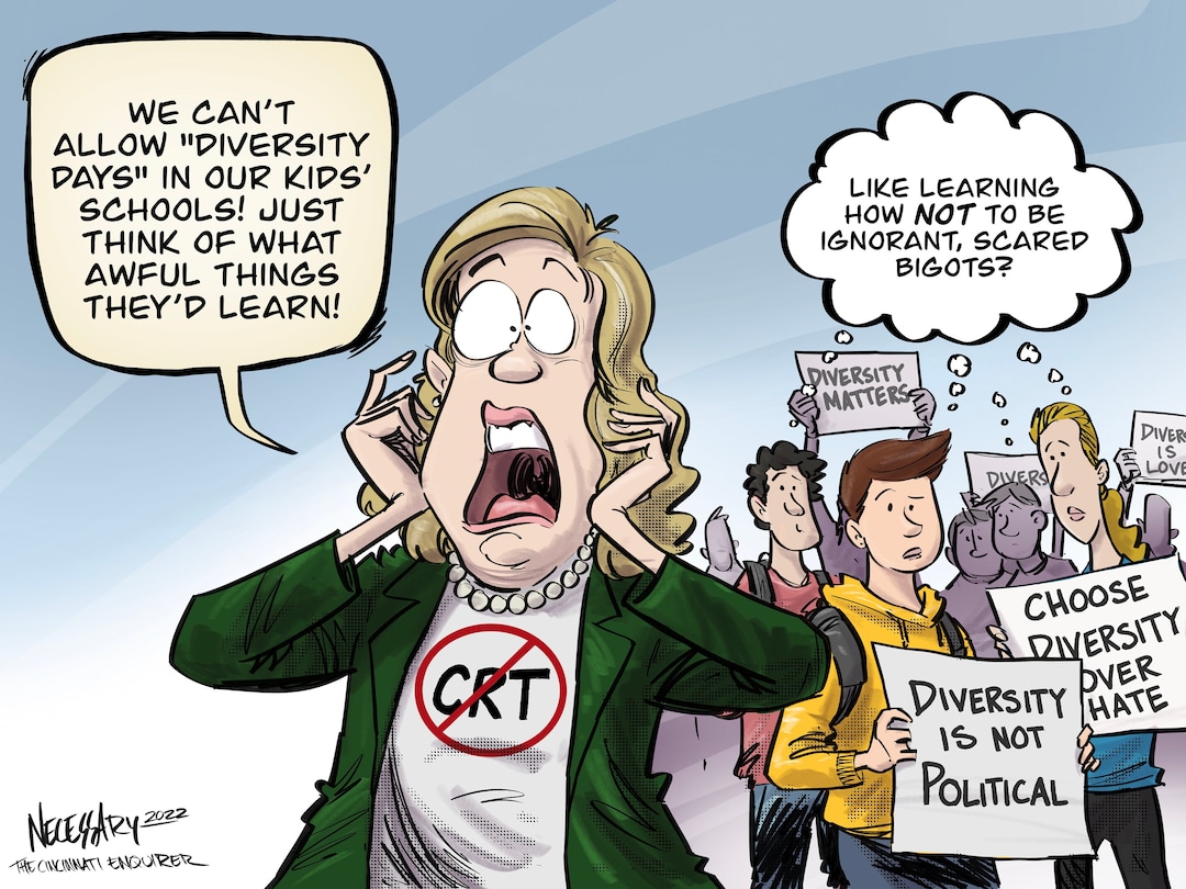 Diversity Day Editorial Cartoon Print - Etsy