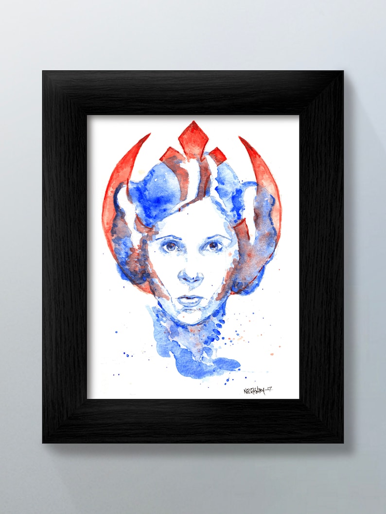 Rebel Princess Leia Resistance Star Wars Fan Art - Etsy