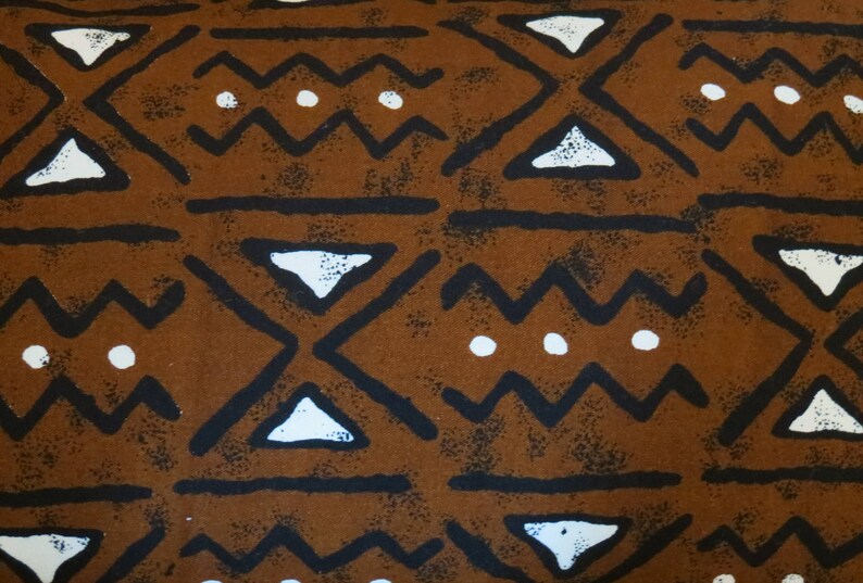 Brown Bogolan Print Pillow Cover - Etsy