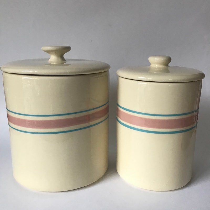 Pink Canisters - Etsy
