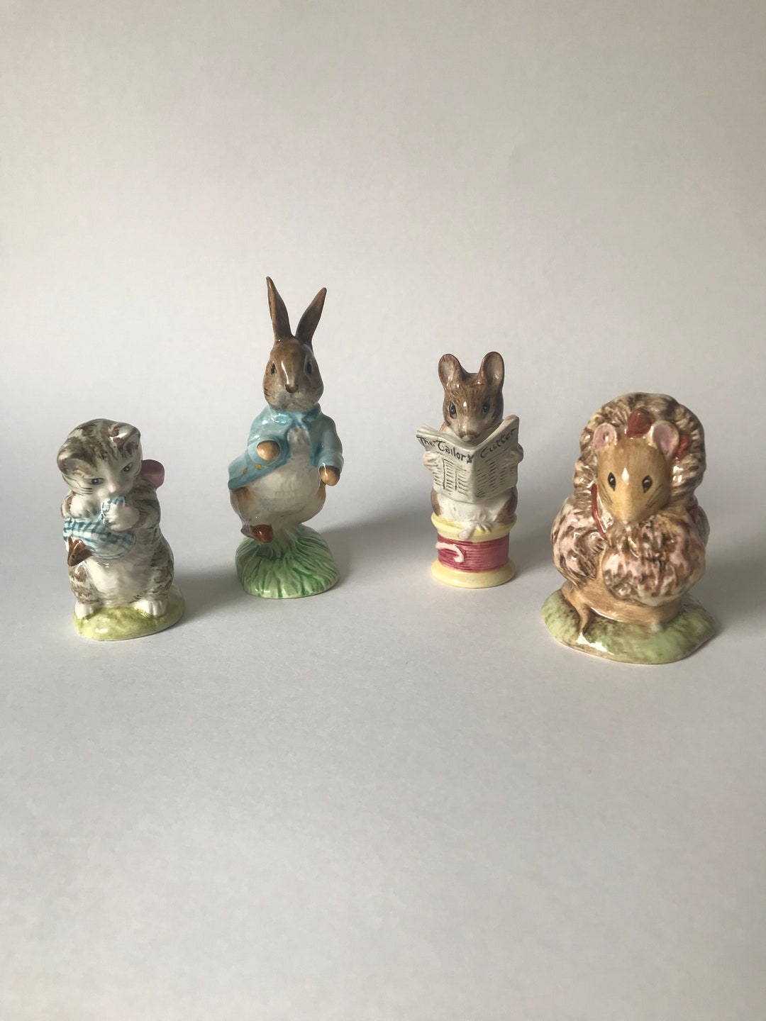 Vintage Beatrix Potter F. Warne, Beswick England Figurines, Bp-3b Peter ...