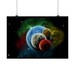 Space Scene, Matte Horizontal Posters, Space Art Prints four Elements ...