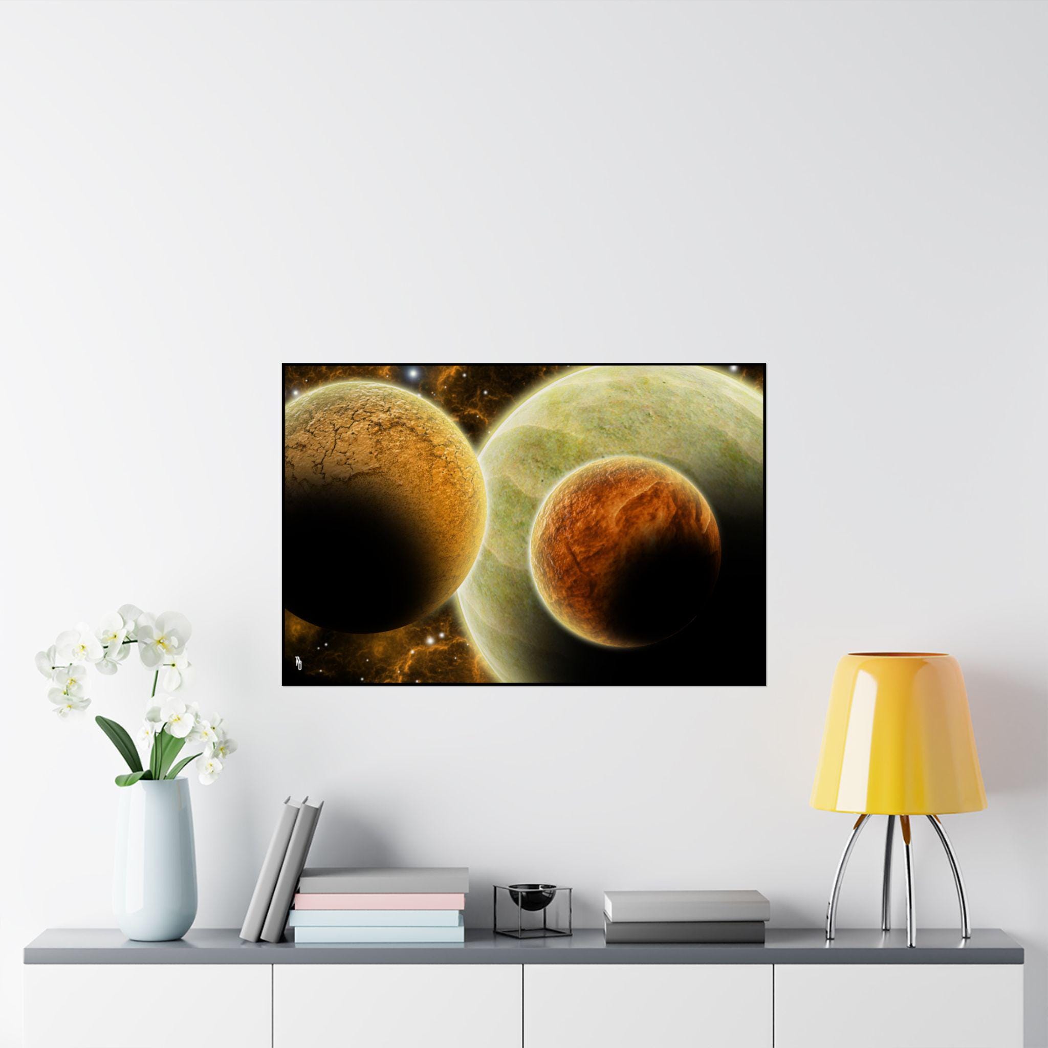 Space Scene, Matte Horizontal Posters, Space Art Prints tangerine Dream ...